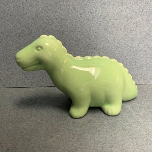 Accents | Ceramic Statue Decor Dinosaur Dino Green Mint Retro Boho ...